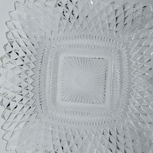 Indiana Glass | Dining | Vintage Indiana Glass Diamond Point Clear ...
